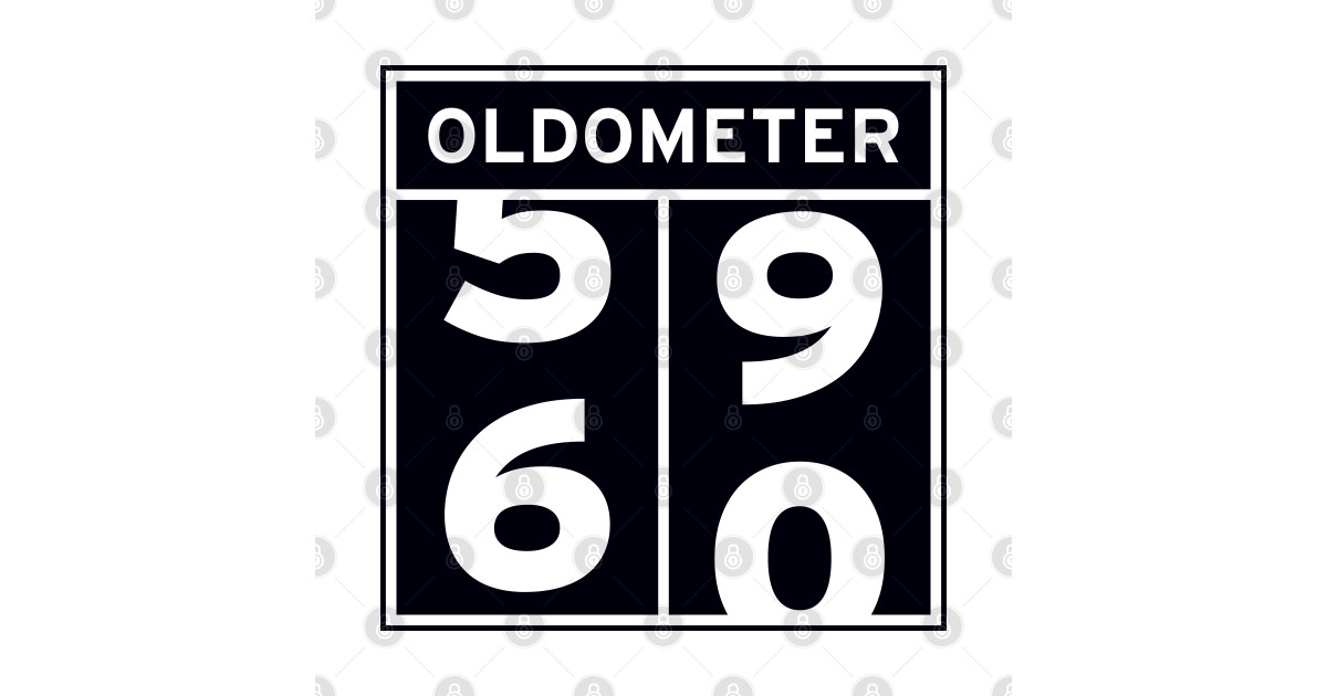 Oldometer Turning 60 (v1) - Birthday Party - T-Shirt | TeePublic