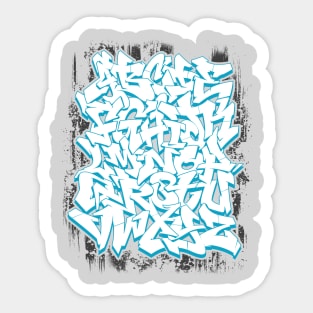 Graffiti Alphabet Stickers for Sale | TeePublic