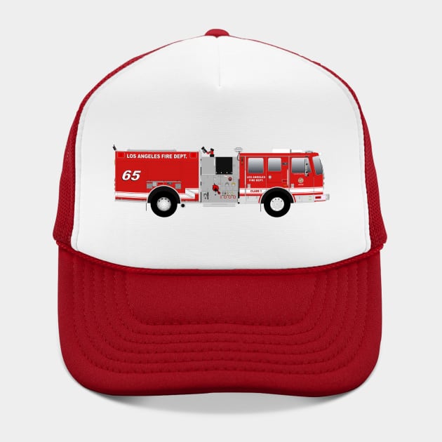 Los Angeles Fire Department Engine - Lafd Engine - Hat | TeePublic