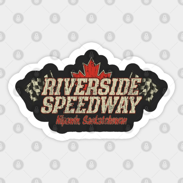 Riverside Speedway Nipawin 1983 - Dirt Track Racing - Sticker | TeePublic