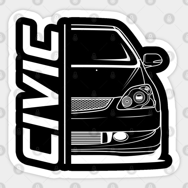 Type R Civic EP3 - Civic Ep3 - Sticker | TeePublic