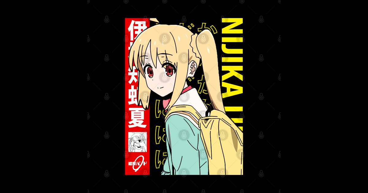 Nijika Ijichi - Bocchi The Rock - Sticker | TeePublic