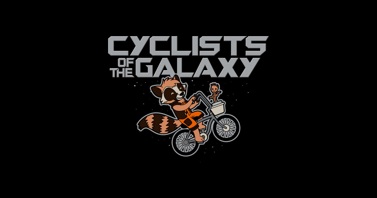 Funny Cute Superhero Cycling Cyclist Bicycle Cartoon Gift For Cyclist ...