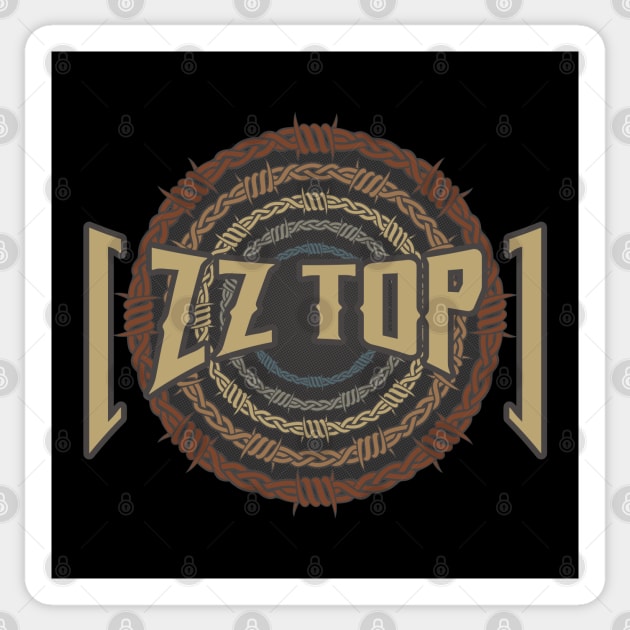 ZZ Top Barbed Wire - Musician - Sticker | TeePublic