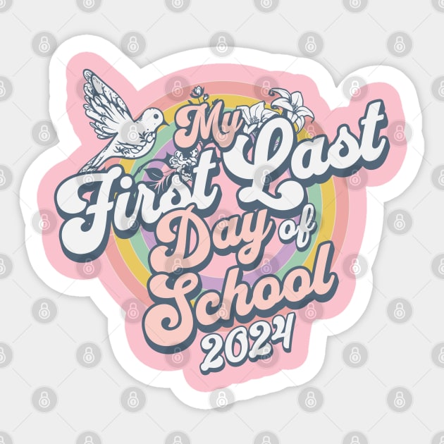 My First Last School Day of 2024 Groovy School Senior - Graduation 2024 ...