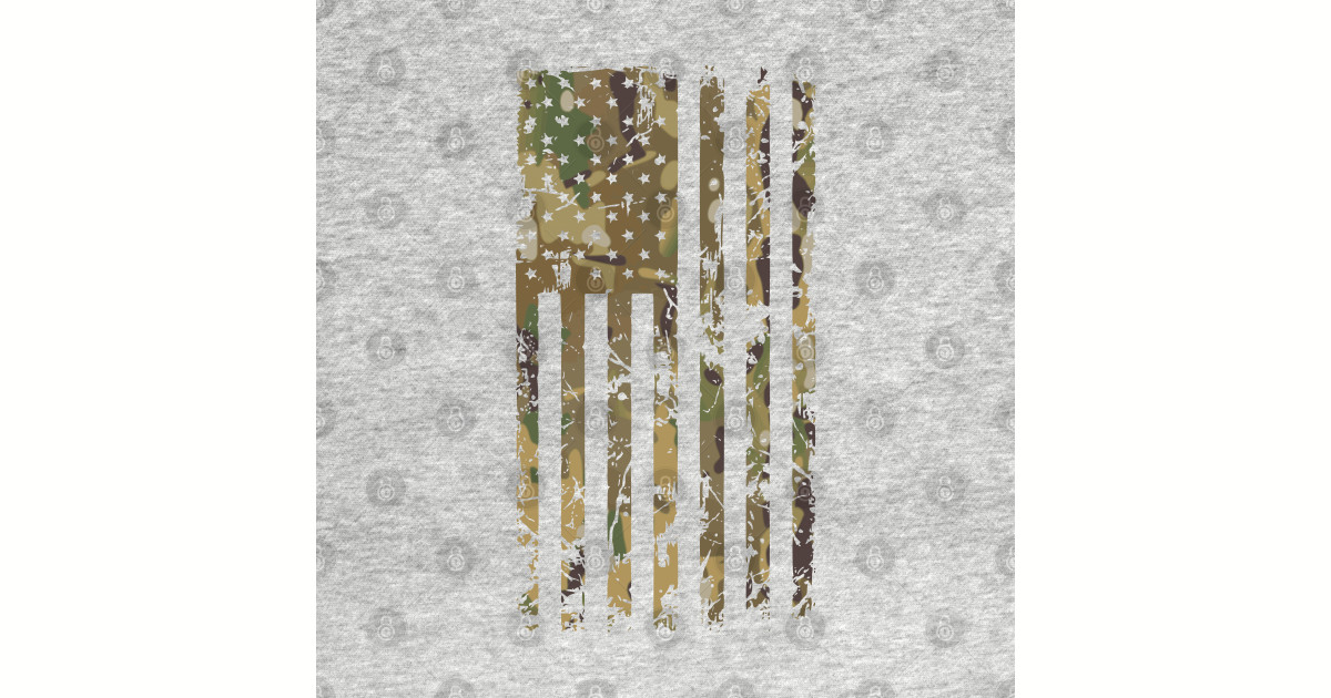 US Flag Distressed Camouflage - Camo Flag - Tank Top | TeePublic