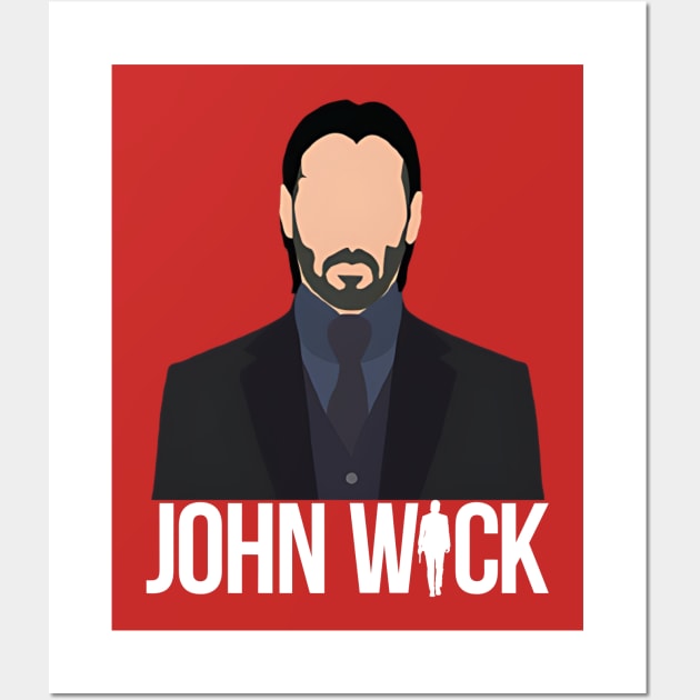 John Wick Cartoon Style - John Wick - Posters and Art Prints | TeePublic