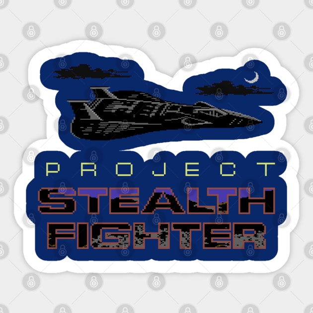 Project Stealth Fighter - Project Stealth Fighter - Sticker | TeePublic