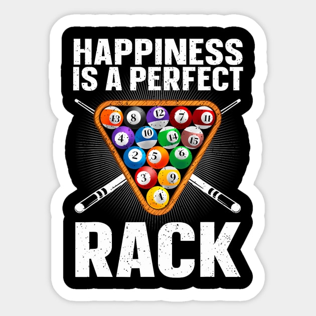 Pool Art For Cue Sport Pool Lover Billiard Player - Pool Art - Sticker ...