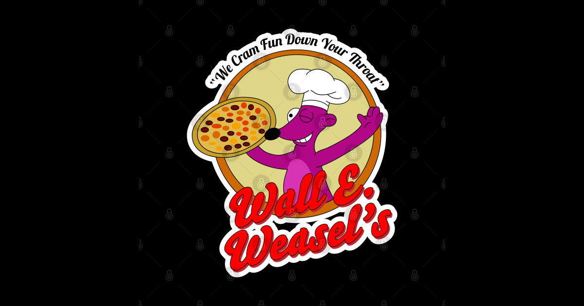Wall E. Weasel's - Simpsons - Magnet | TeePublic