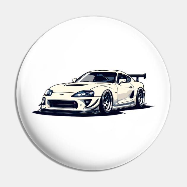 Toyota Supra MK4 - Supra Mk4 - Pin | TeePublic