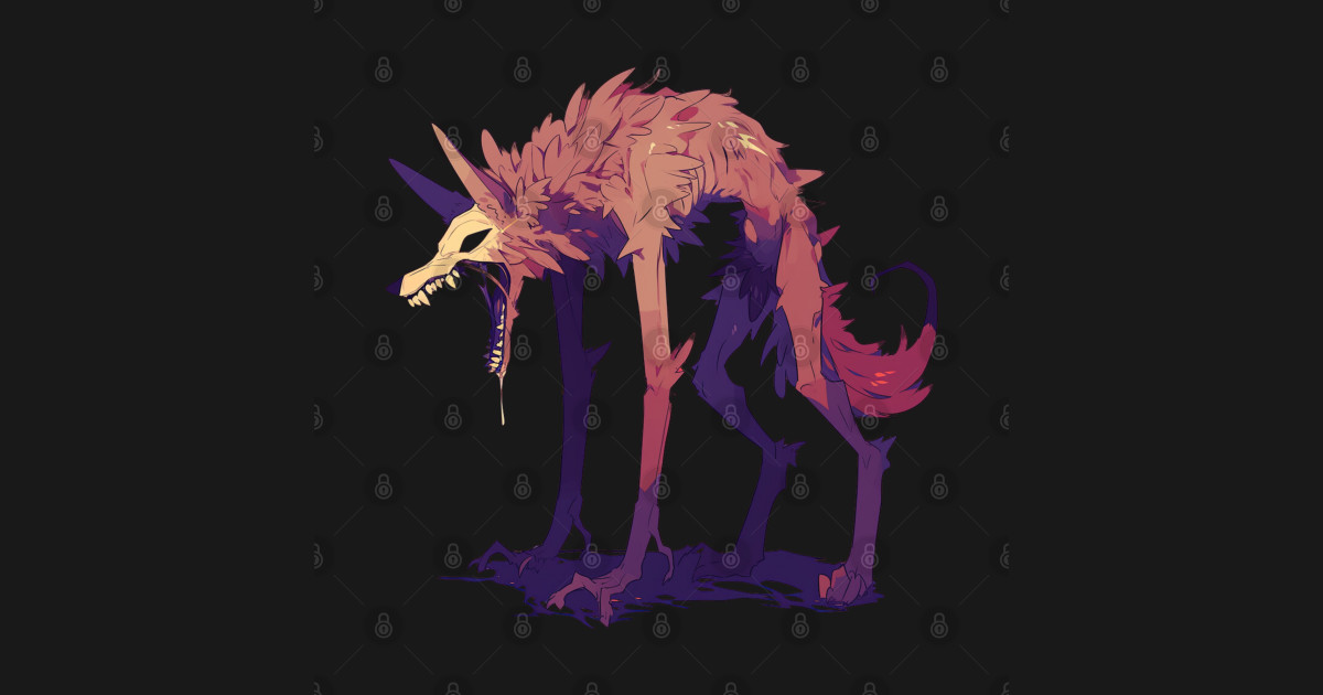 Wolf Skinwalker Wendigo - Wolf Art - T-Shirt | TeePublic