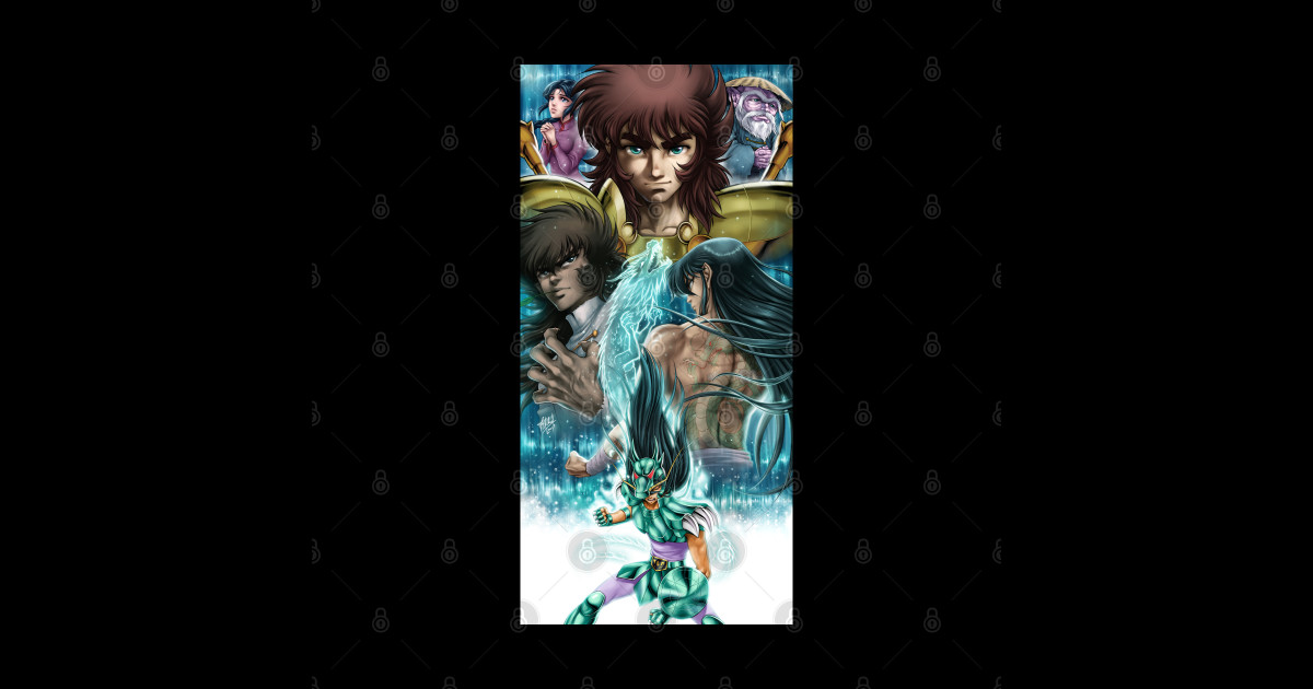Shiryu DRAGON - Saint Seiya Knights Of The Zodiac - Sticker | TeePublic