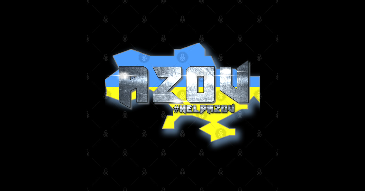 #HelpAzov - Help Azov - Sticker | TeePublic