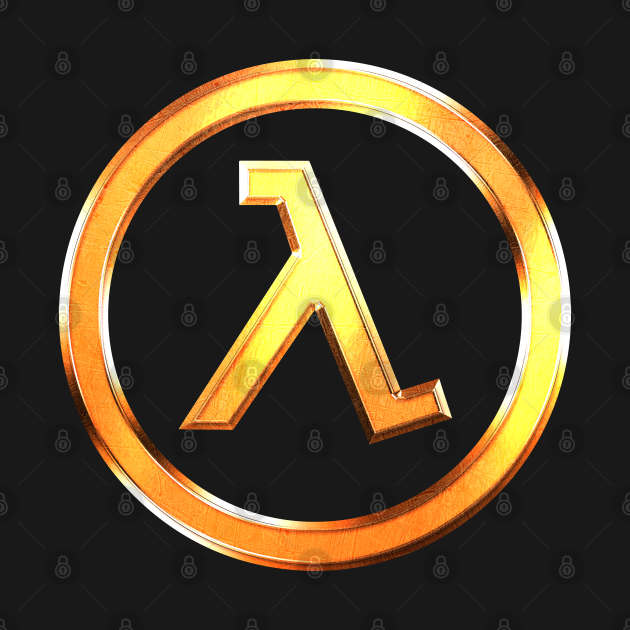 Half Life Lambda Symbol (Variant) - Half Life - T-Shirt | TeePublic