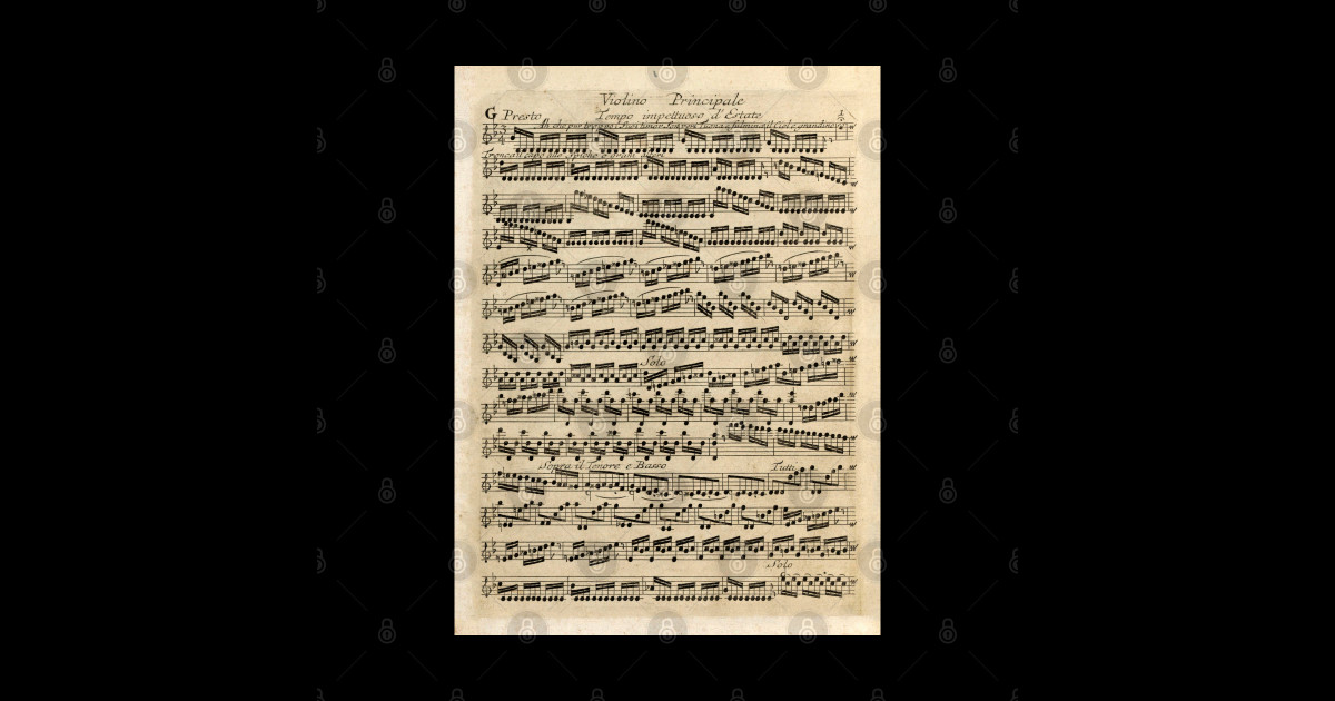 Vivaldi | Summer | Original handwritten score by Antonio Vivaldi | The ...
