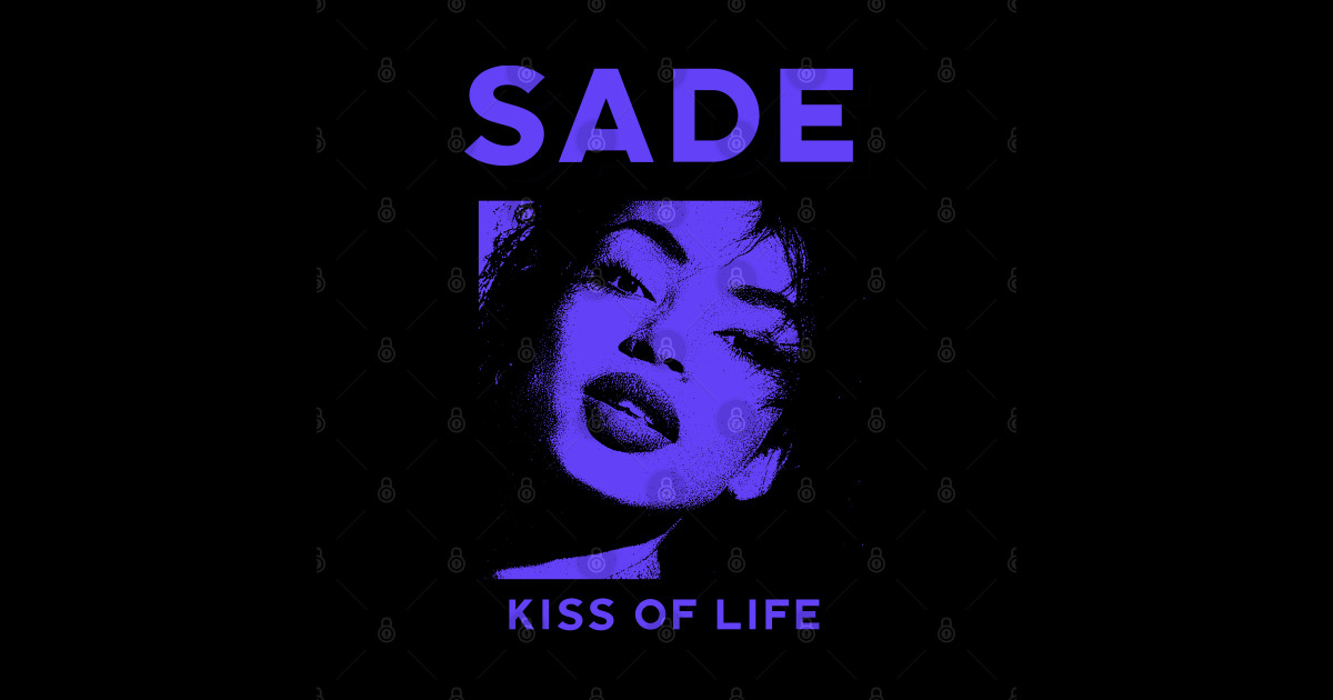 Sade - Kiss of Life - Tribute Artwork - Sade Adu - Sticker | TeePublic