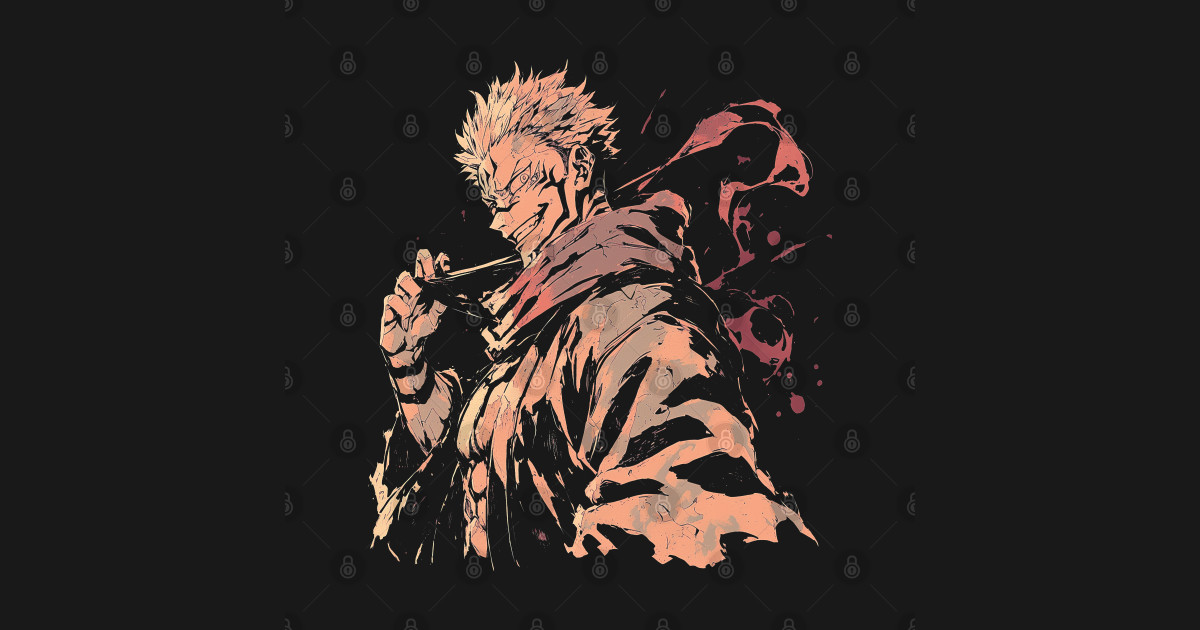 Sukuna True Form Fan Art - Sukuna - T-Shirt | TeePublic