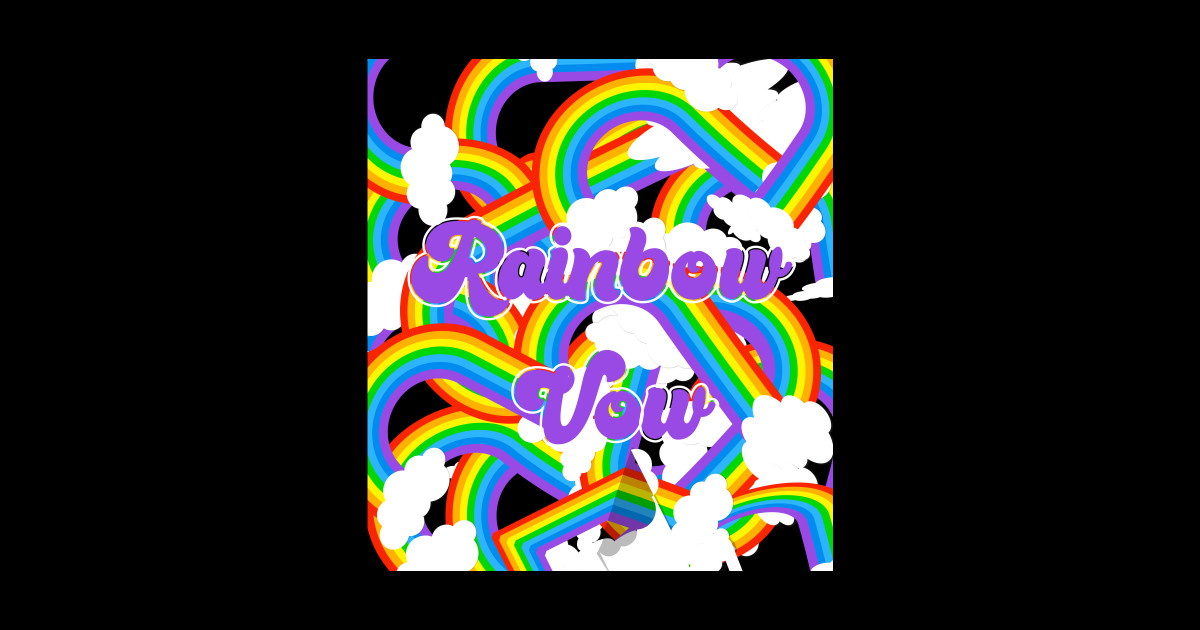 Rainbow Vow Main Logo - Rainbow - Sticker | TeePublic