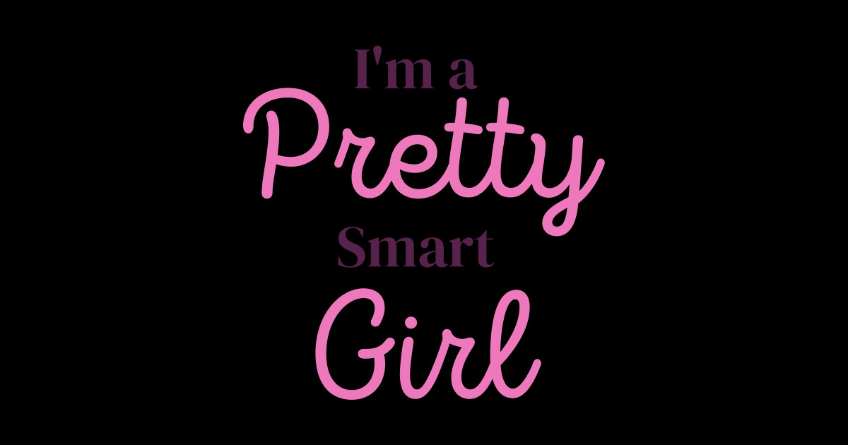 Pretty smart girl - Feminist - Sticker | TeePublic