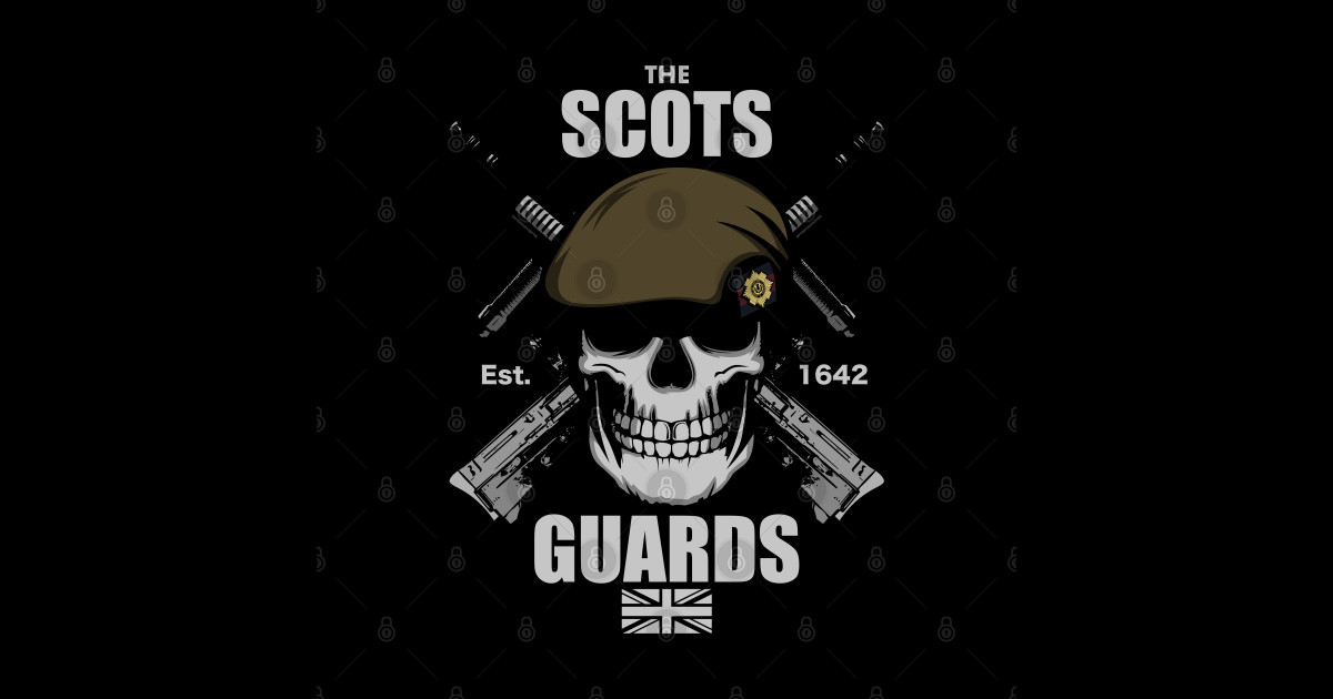 Scots Guards - British Army Guards Division - Sticker | TeePublic