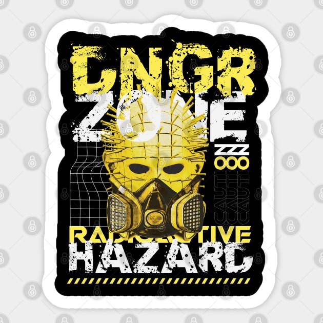 Danger Zone Radioactive Hazard Hellraiser - Danger Zone - Sticker ...