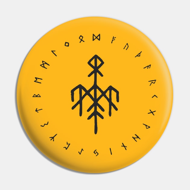 wardruna vikings norse-mythology-symbols - Wardruna - Pin | TeePublic