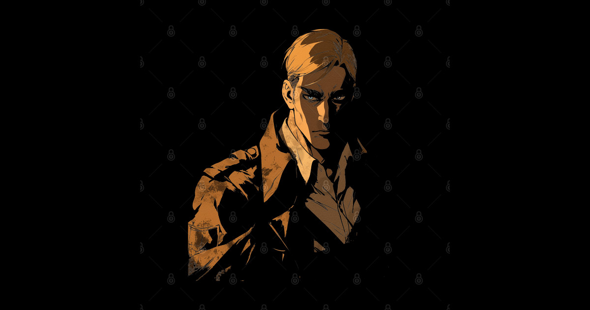 Erwin Smith from Attack on Titan - Erwin Smith - Sticker | TeePublic