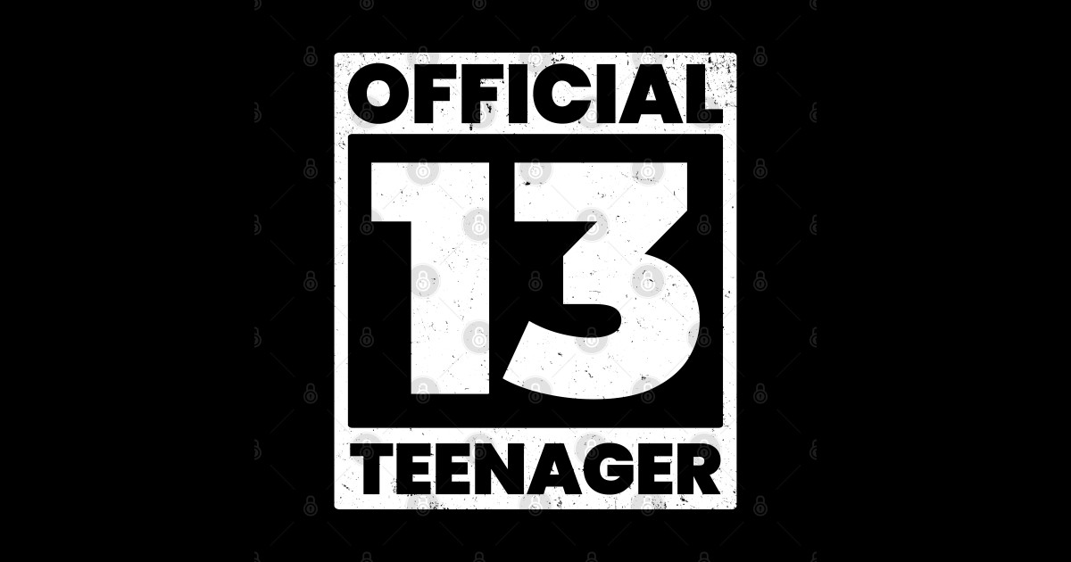 13th birthday - 13th Birthday - Sticker | TeePublic