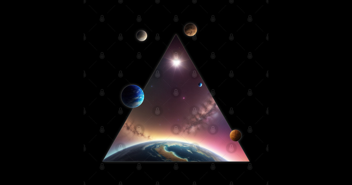 Planets in Space - Cosmic Exploration Design - Space - Sticker | TeePublic