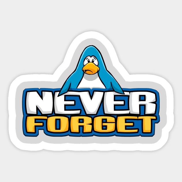 Club Penguin Forever - Club Penguin - Sticker | TeePublic