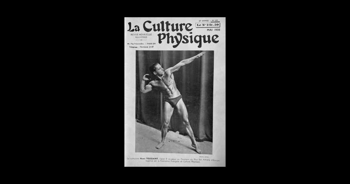 La Culture Physique - Vintage Physique Muscle Male Model Magazine Cover - Male Physique ...
