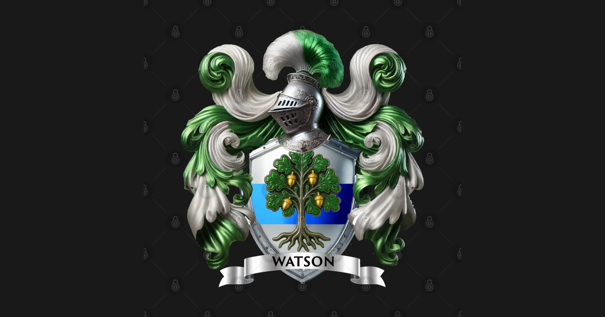 Watson Family Crest - Family Crest - T-Shirt | TeePublic