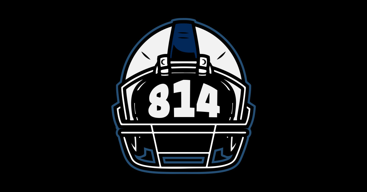 Retro Football Helmet 814 Area Code State College Pennsylvania Football ...