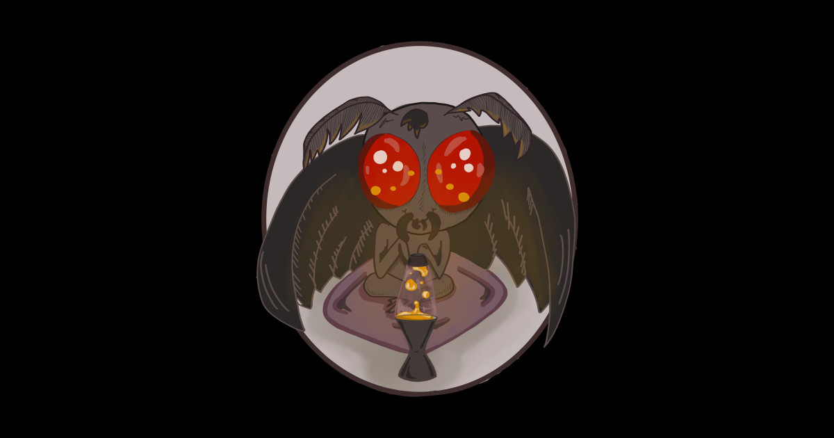 Mothman Lava Lamp - Mothman - Sticker | TeePublic