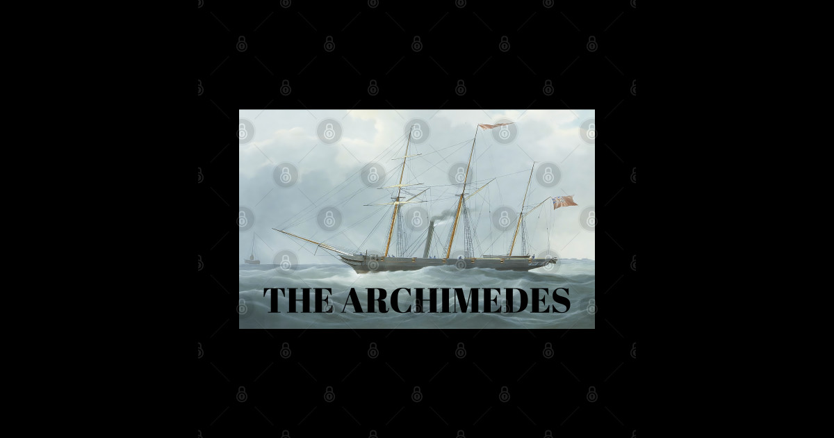 Archimedes Steamship 1839 First Screw Propeller Ship - Ss Archimedes ...