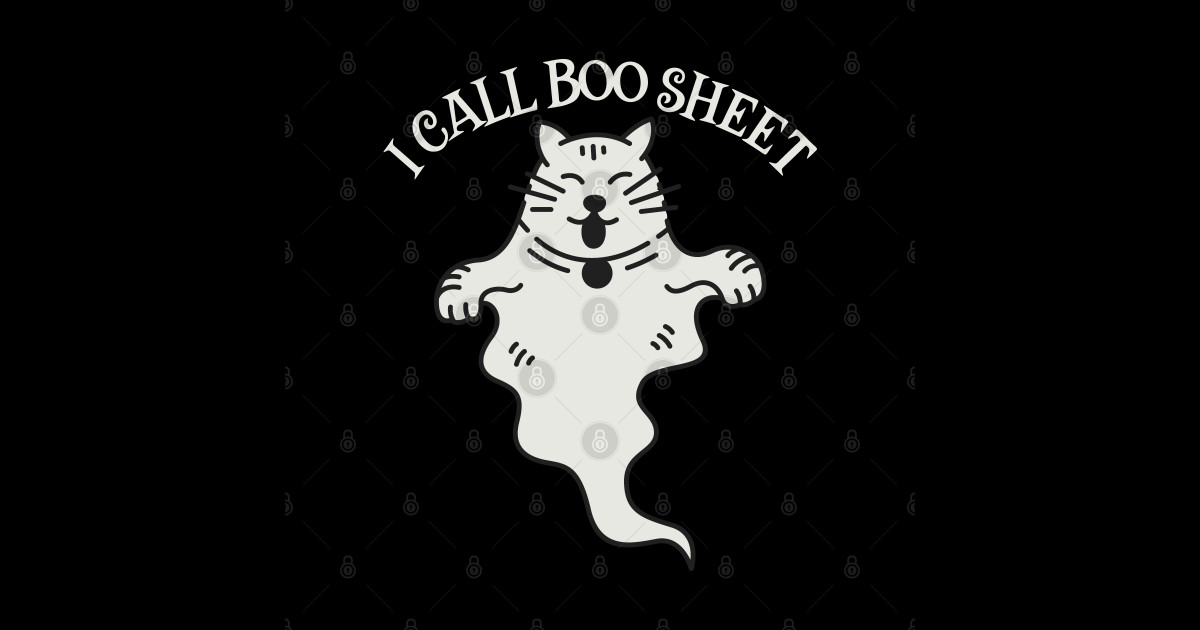 I Call Boo Sheet - Halloween - Sticker | TeePublic