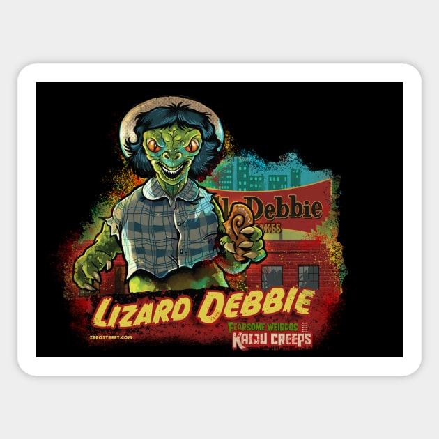 Lizard Debbie Snack Cakes - Little Debbie - Sticker | TeePublic