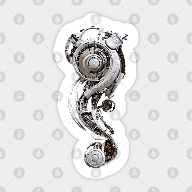 Industrial Dragon Mechanics! - Industrial Dragon - Sticker | TeePublic