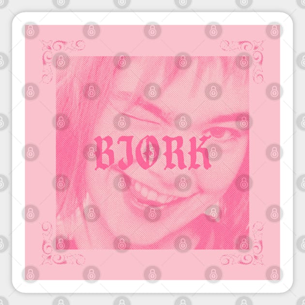Björk - Fan Art - Bjork - Sticker | TeePublic