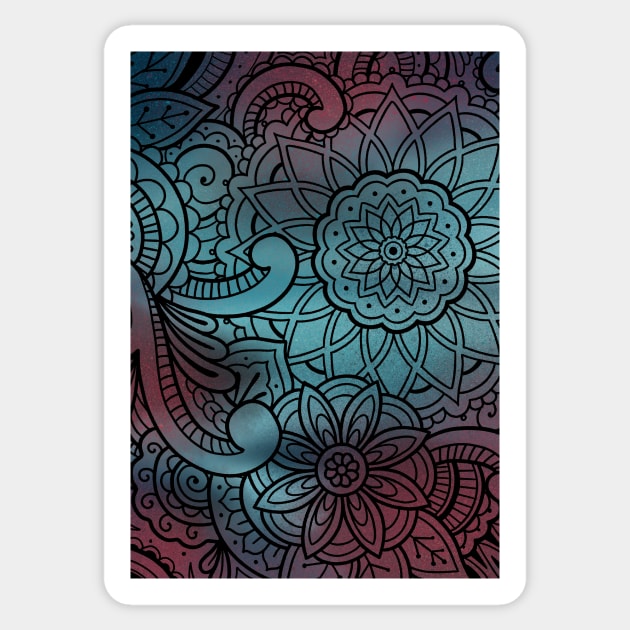 Henna Tattoo - Henna - Sticker | TeePublic