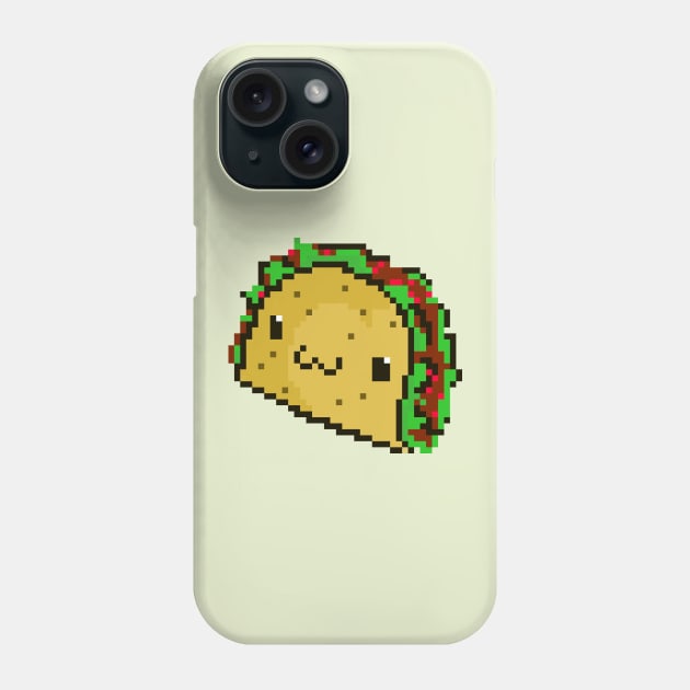 Pixel Taco - Taco - Phone Case | TeePublic