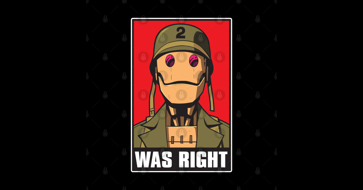 Gi Robot Was Right - Gi Robot - Sticker | TeePublic