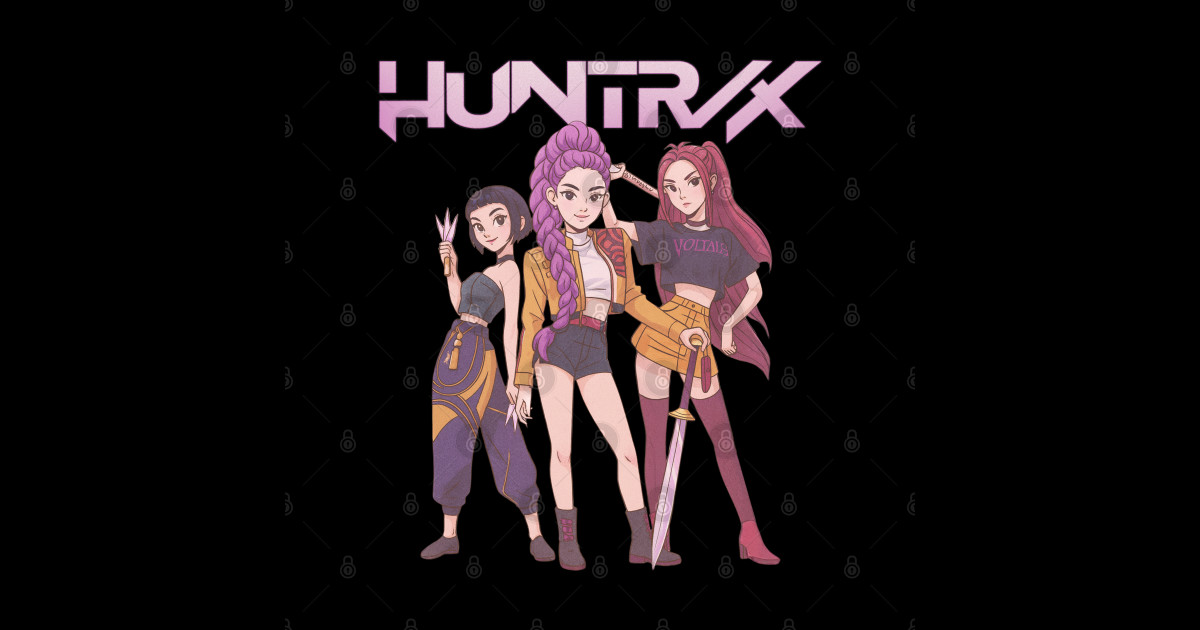 Huntrix-Kpop-Demon-Hunters M4809 - Kpop Demon Hunters - Posters and Art ...