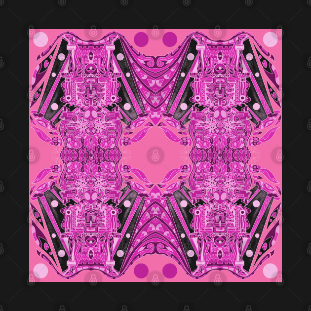 Pink mayan alien ecopop - Maya - T-Shirt sold by Anya Nalimova | SKU ...