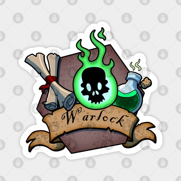 Warlock Icon - Warlock - Magnet | TeePublic