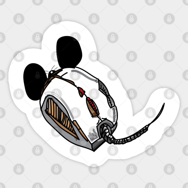 Literal Computer Mouse - Pc Mouse - Sticker | TeePublic