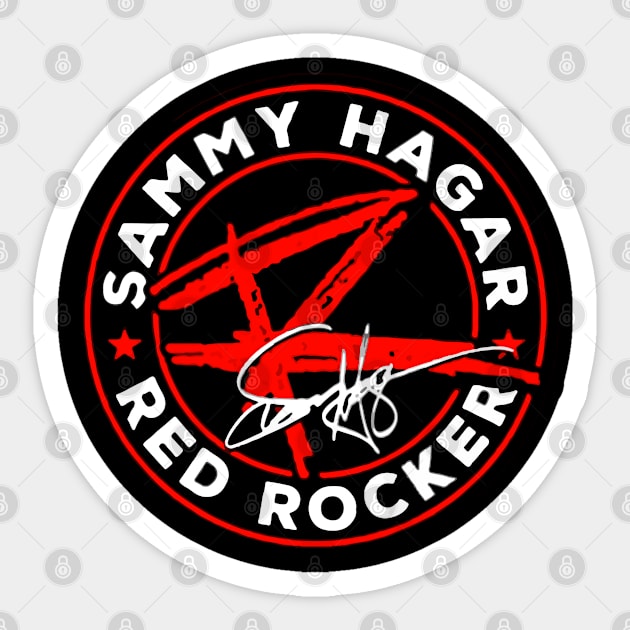 red rocker - Sammy Hagar - Sticker | TeePublic
