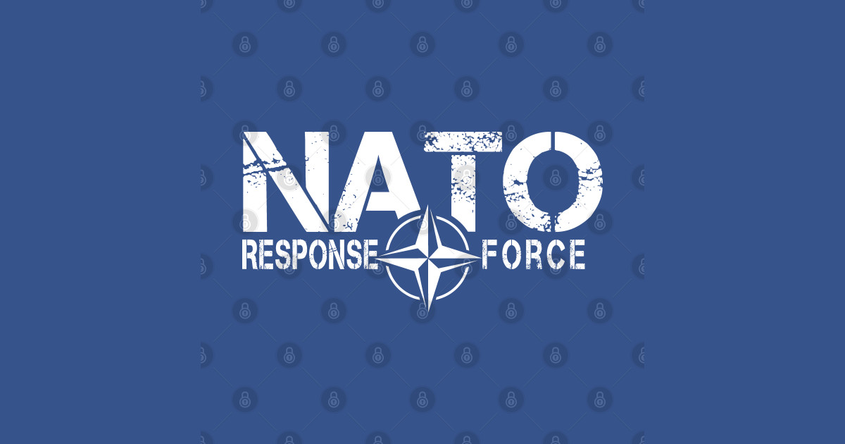 NATO Response Force (white logo) - Nato - Posters and Art Prints ...