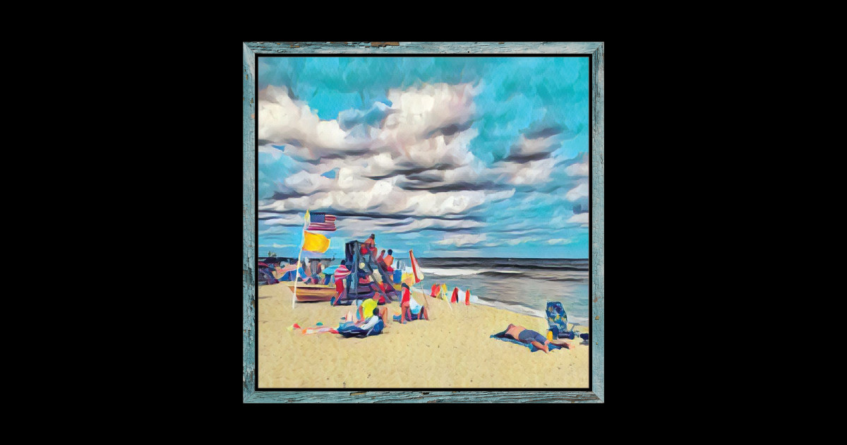 Ocean Grove Beach Day - Ocean Grove - Sticker | TeePublic